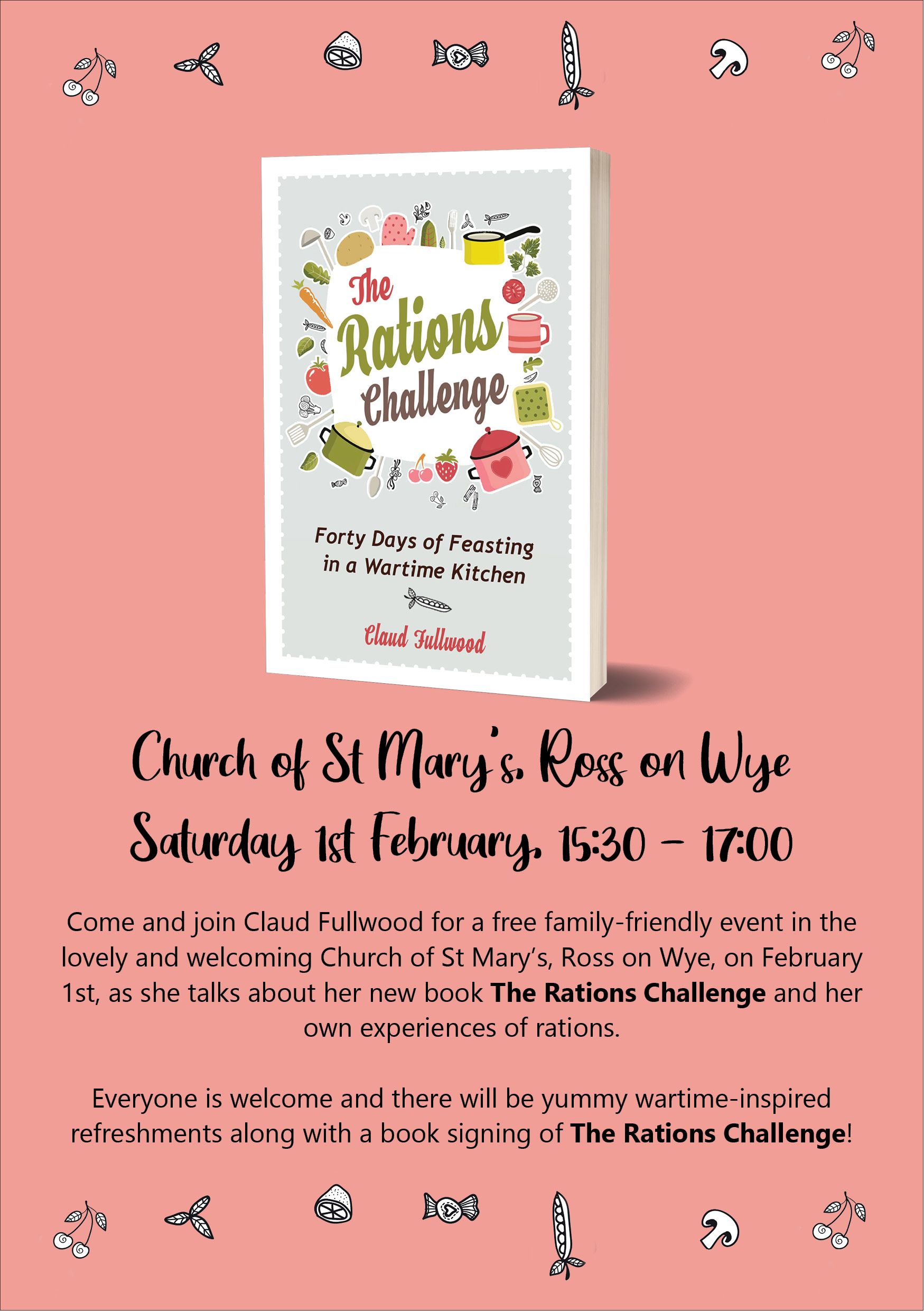 Book launch: The Rations Challenge – The Ross Parishes: Ross-on-Wye ...