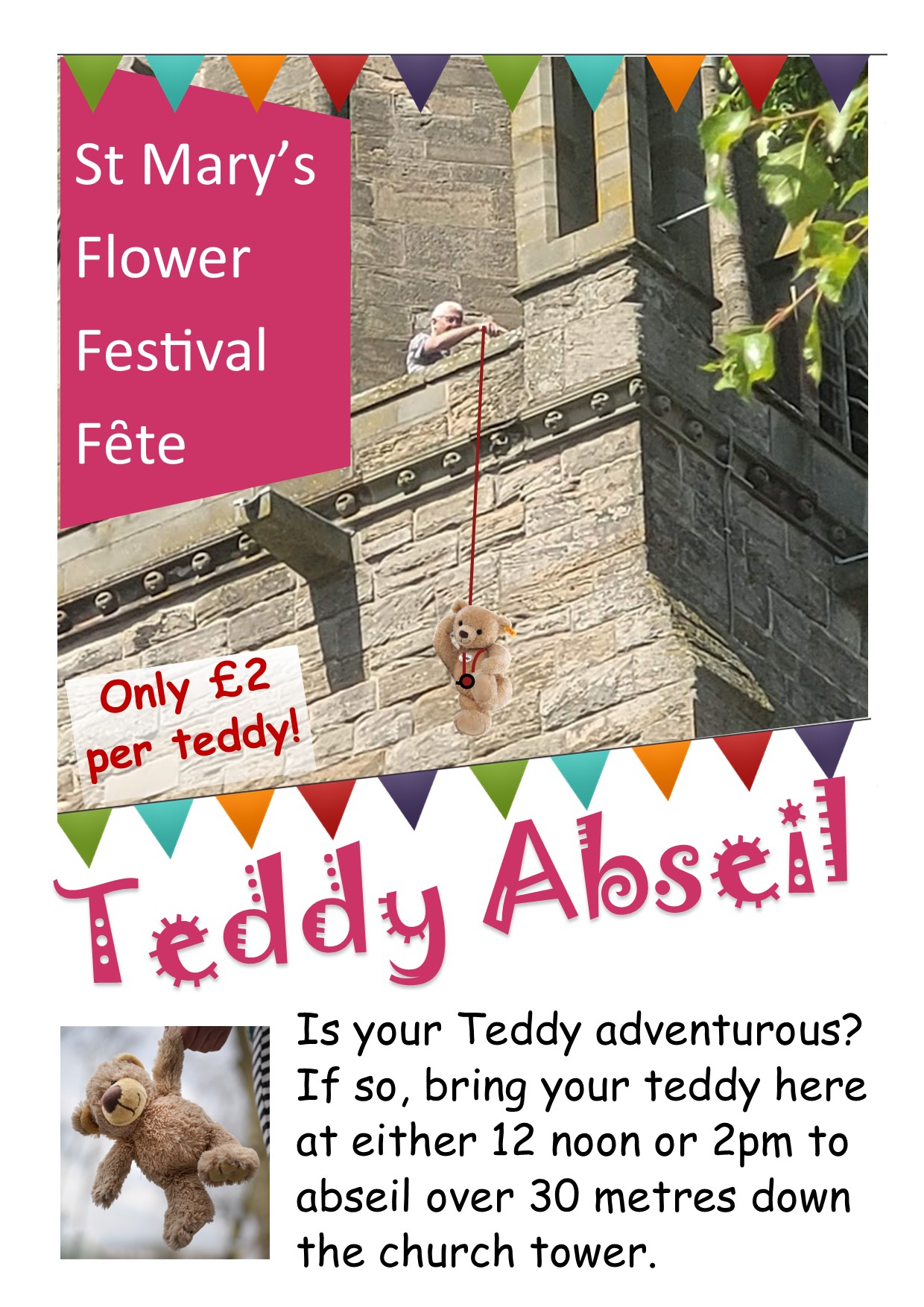 Abseil down the church tower – The Ross Parishes: Ross-on-Wye, Walford ...